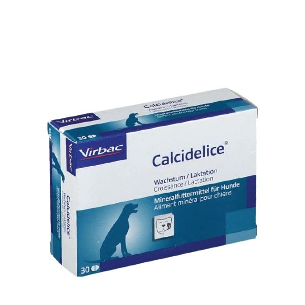 Virbac Calcidelice - Papildbarība ar fosforu un kalciju 30 tabl ...