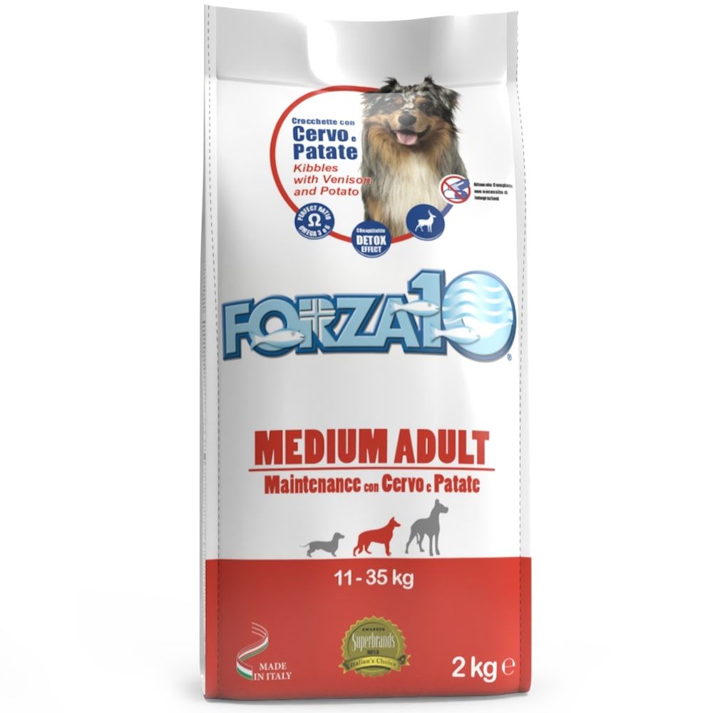 Forza 10 Medium Adult Maintenance - Sausā barība suņiem (brieža gaļa ar ...